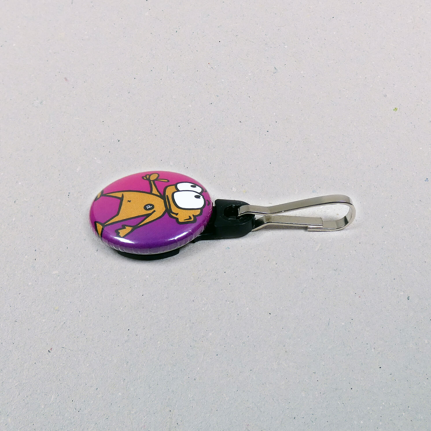 Soft-Touch Buttons in 25mm als Schlüsselanhänger - dailybuttons