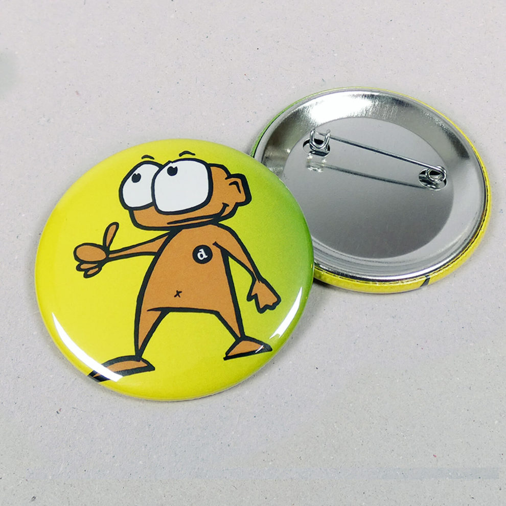 37mm Buttons mit Clip / METALLIC - dailybuttons in Berlin