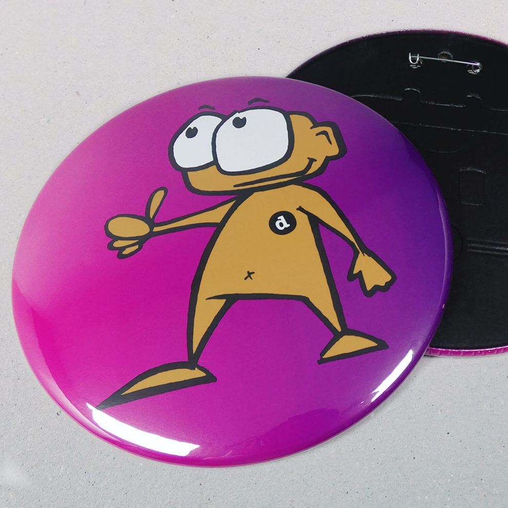 Soft-Touch Buttons in 25mm als Schlüsselanhänger - dailybuttons