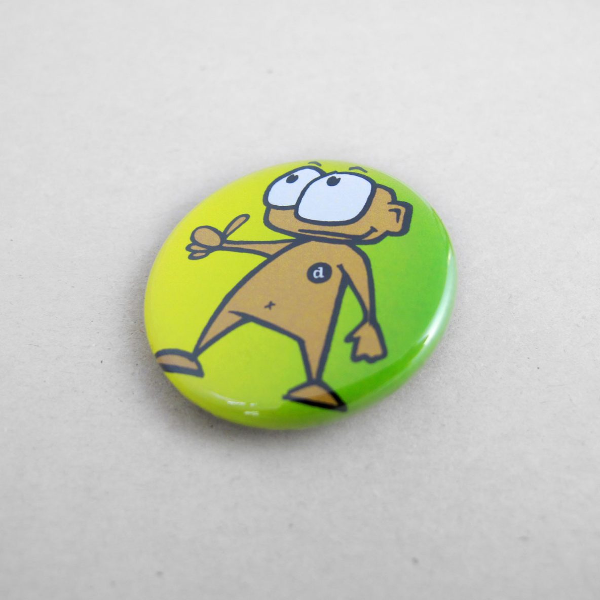 Soft-Touch Buttons in 56mm mit Nadel - Schöne matte Buttons!