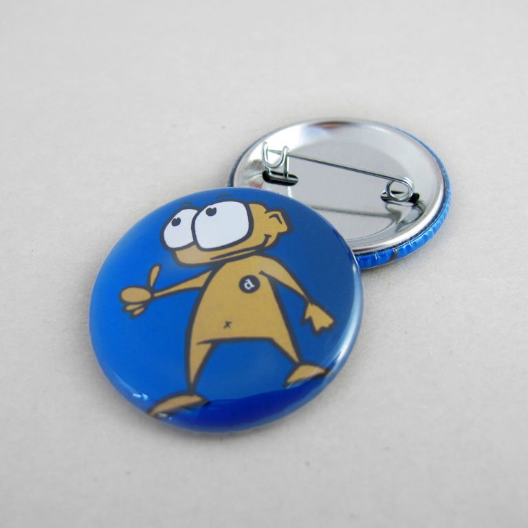 Soft-Touch Buttons in 25mm als Schlüsselanhänger - dailybuttons