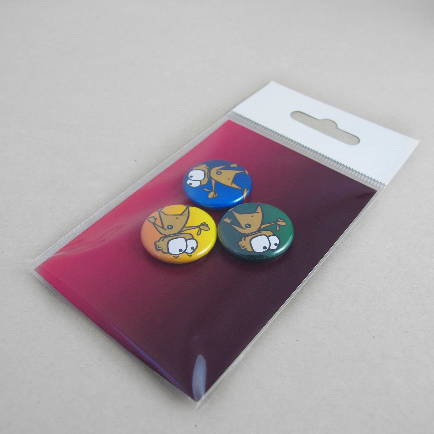 Button Sets bestellen / Buttons konfektioniert im Set aus Berlin